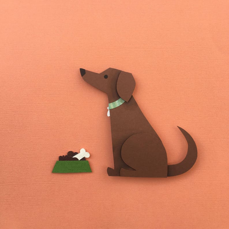 Pet, Animal, Nursery Decor, Puppy, Dog Paper Cutout - Etsy
