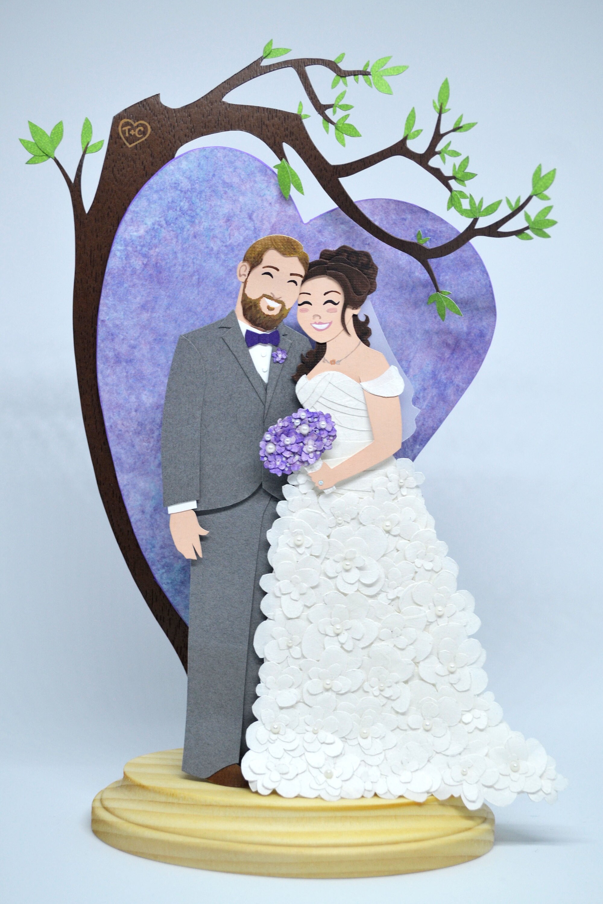 Wedding Couple Cake Topper With Custom Designed Arch, Wedding Cake ...