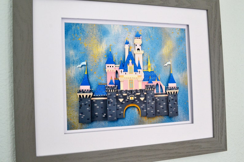 Princess Castle Cutout Print - Etsy