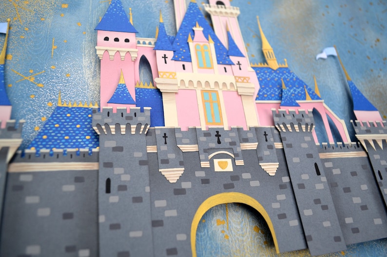 Princess Castle Cutout Print - Etsy