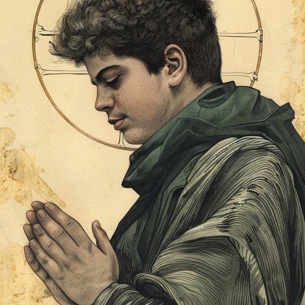 Saint Carlo Acutis Icon - Etsy