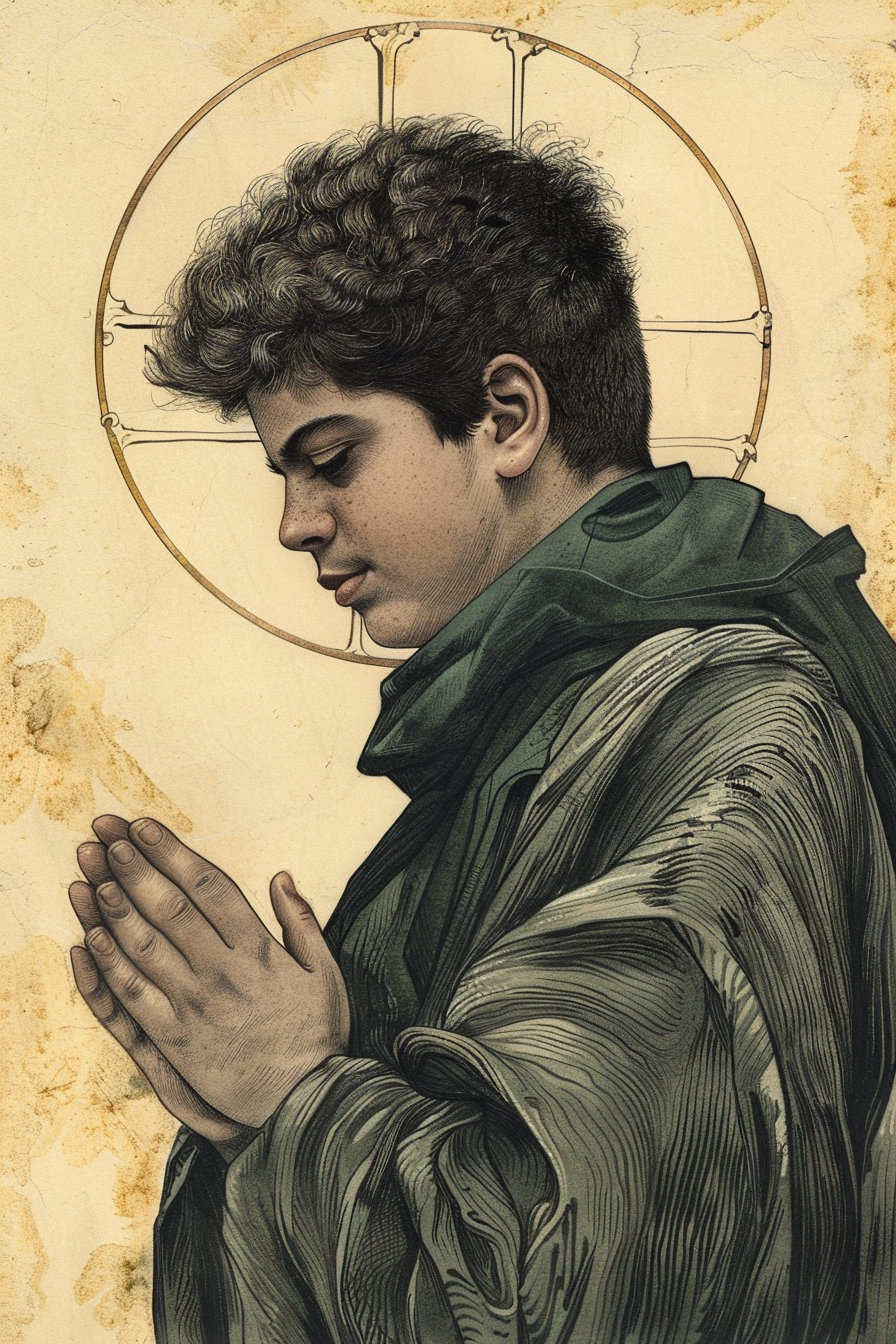 Saint Carlo Acutis Catholic Art Digital Product Instant Download - Etsy