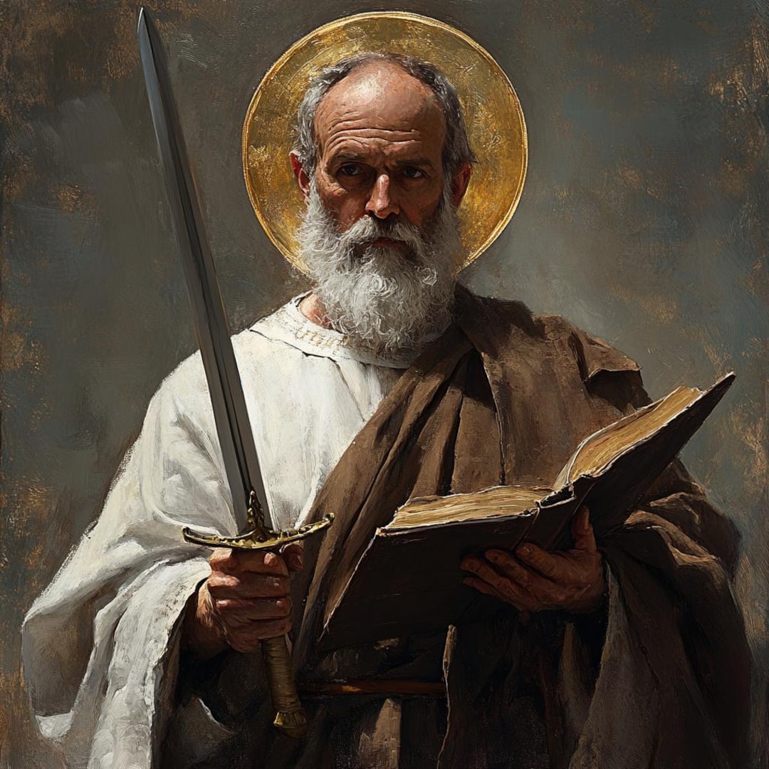Saint Paul the Apostle – Catholic Art Printable | 4K Digital Download ...