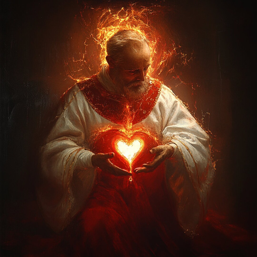 Saint Philip Neri Catholic Art Digital Product Instant Download Etsy