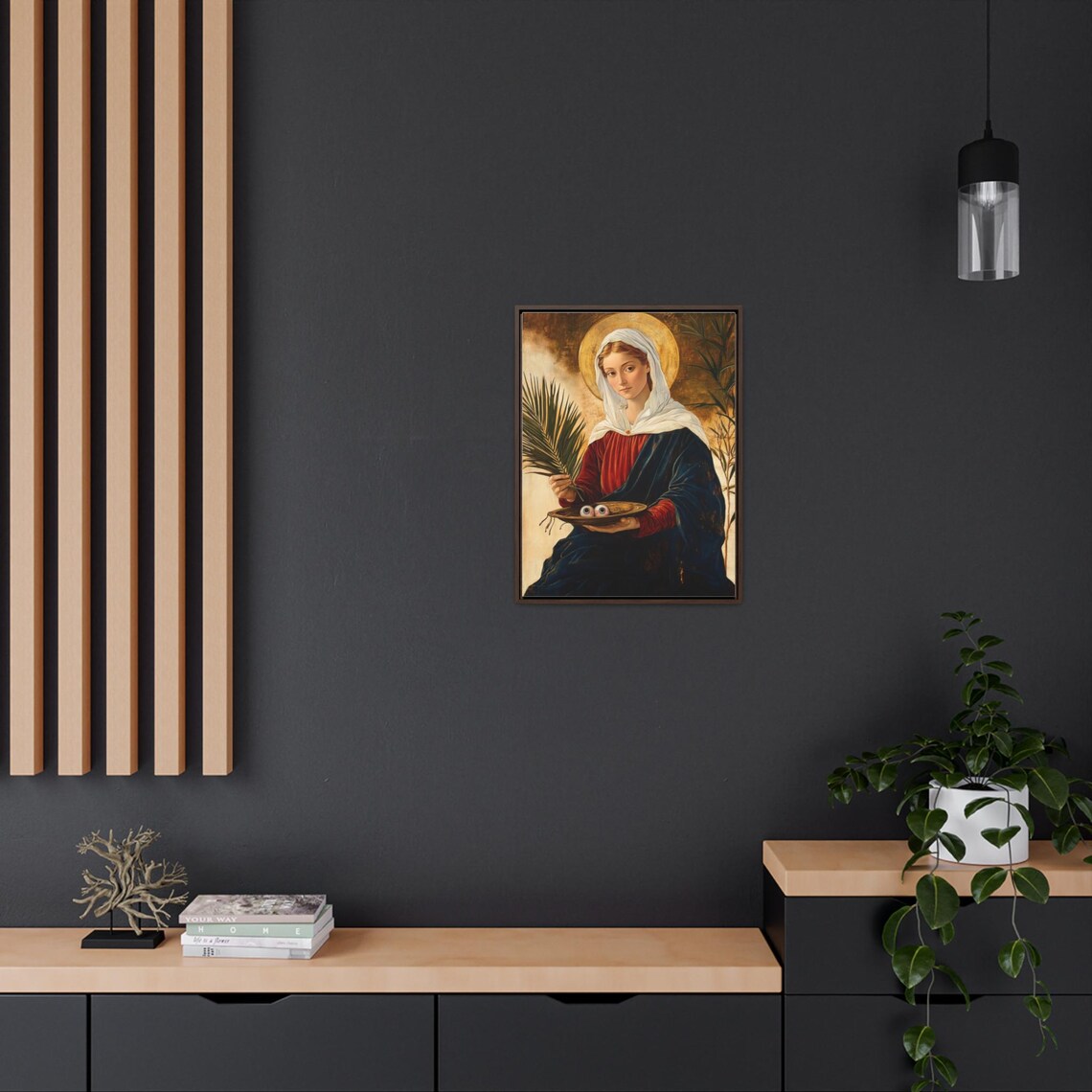 Saint Lucy | Catholic Art | Digital Oil Painting | Christian Artwork - Etsy