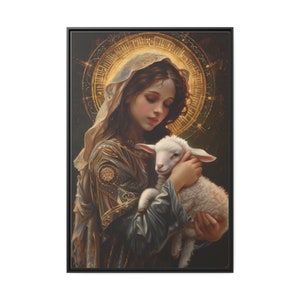 Saint Agnes - Catholic Art | Digital Product Instant Download - Etsy