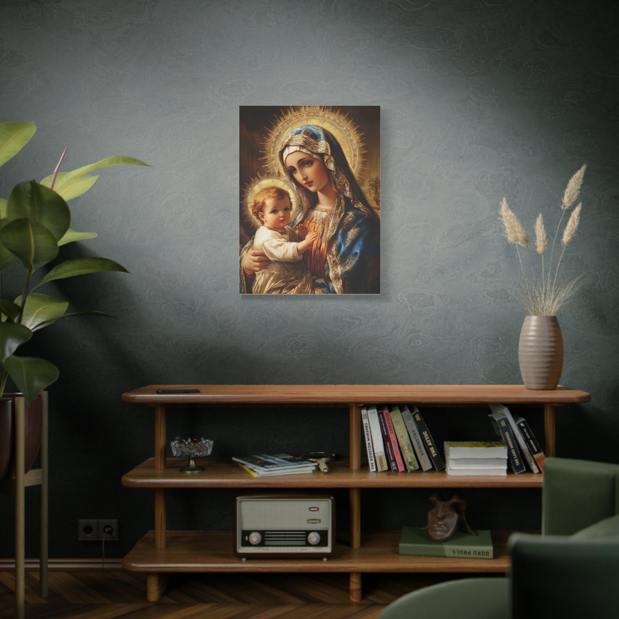 Mother Mary and Baby Jesus Catholic Art – Christian Marian Decor ...