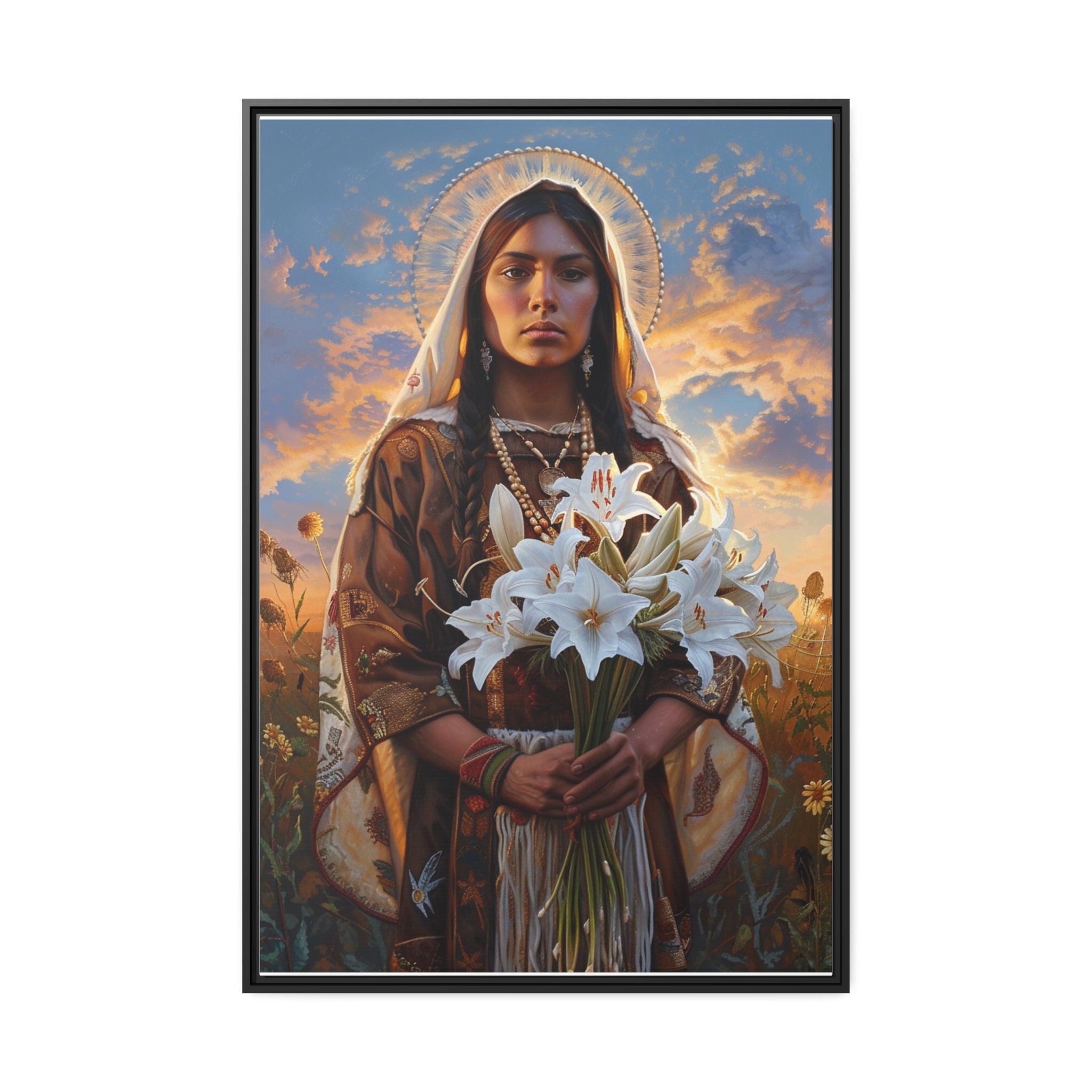 Saint Kateri Tekakwitha Catholic Art Digital Product Instant Download ...