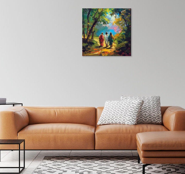 Jesus on the Road to Emmaus High Definition Instant Download Christian ...