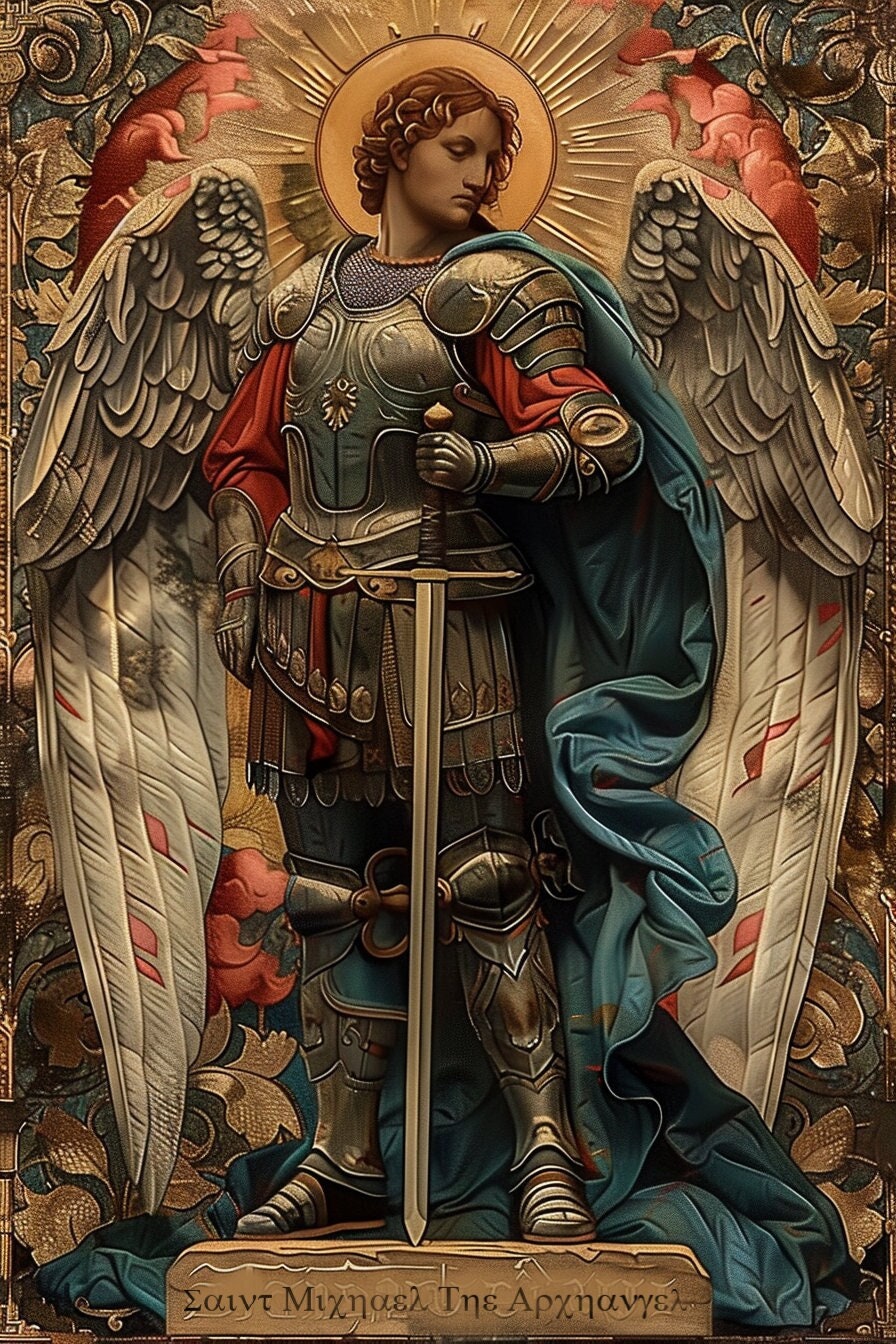 Saint Michael the Archangel High Definition Instant Download Christian ...
