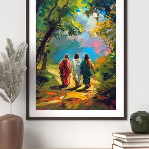 Jesus on the Road to Emmaus | High Definition Instant Download ...