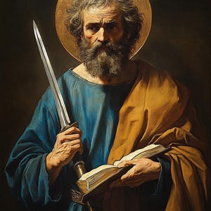 Saint Paul the Apostle | High Definition Instant Download | Christian Catholic Artwork - Etsy