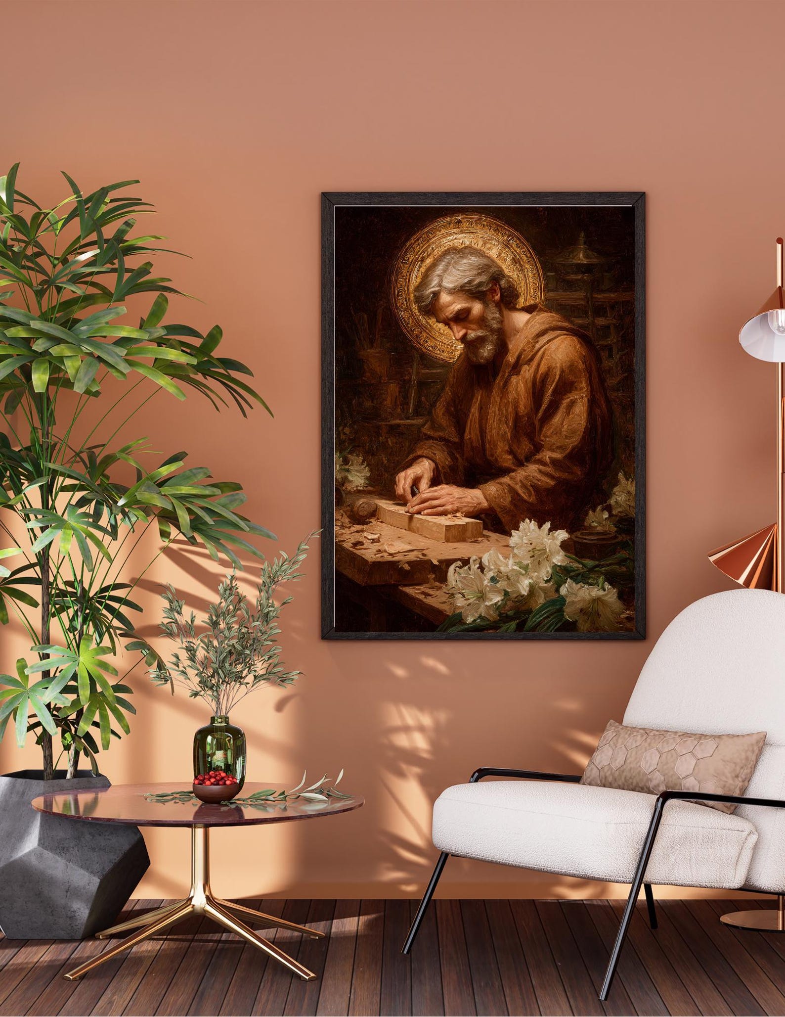 Saint Joseph Catholic Art Print: Religious Decor (digital Download, 300 ...