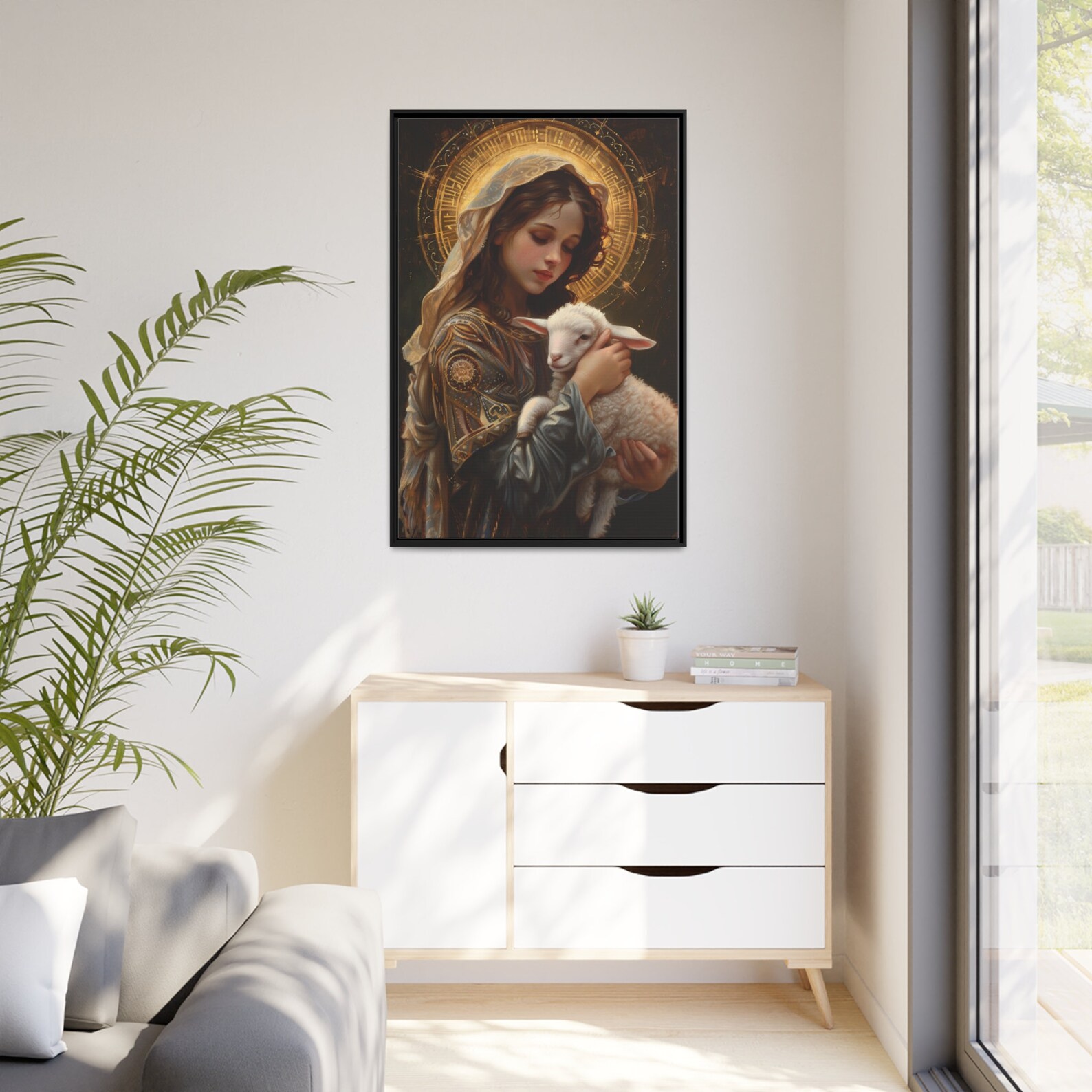 Saint Agnes - Catholic Art | Digital Product Instant Download - Etsy
