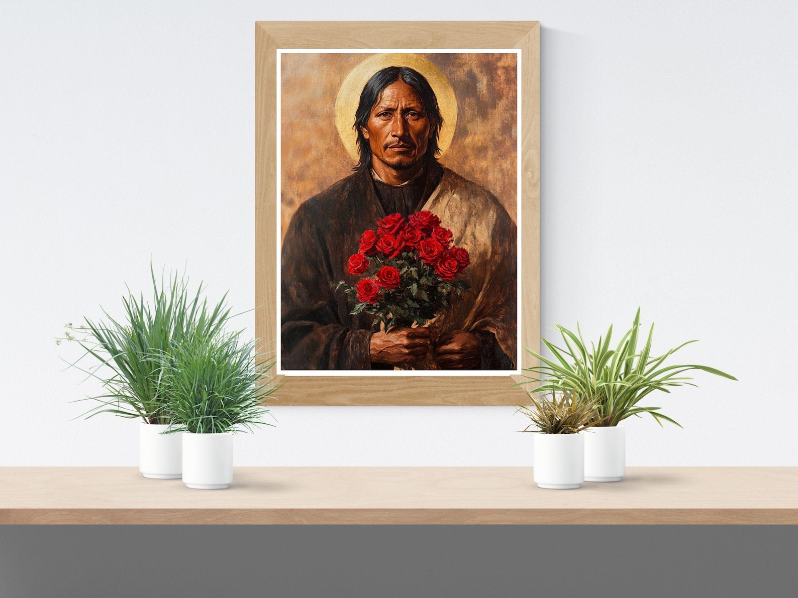 Saint Juan Diego Art Print | Digital Catholic Wall Art | Our Lady of ...