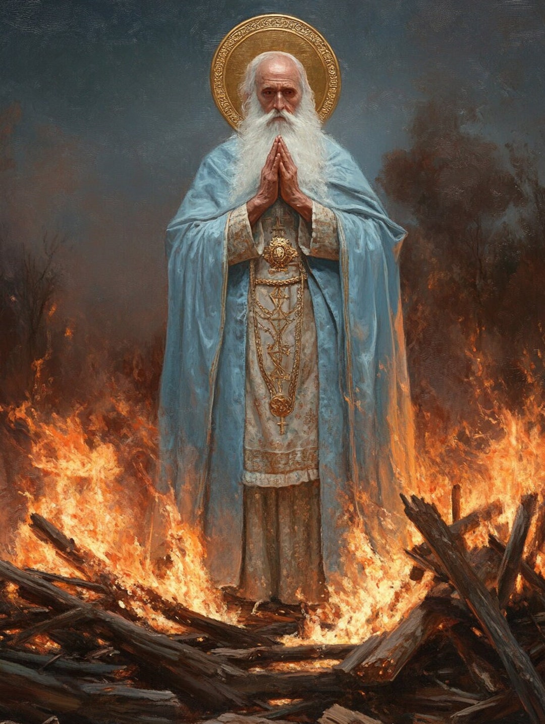 Saint Polycarp - Catholic Art | Digital Product Instant Download - Etsy