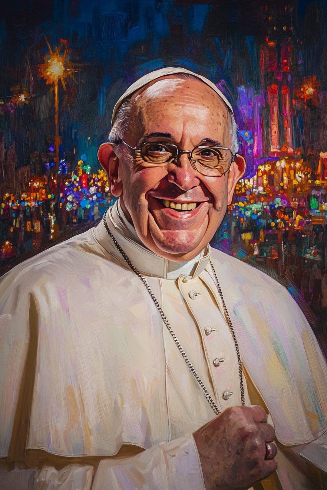 Pope Francis - Catholic Art | Digital Product Instant Download - Etsy