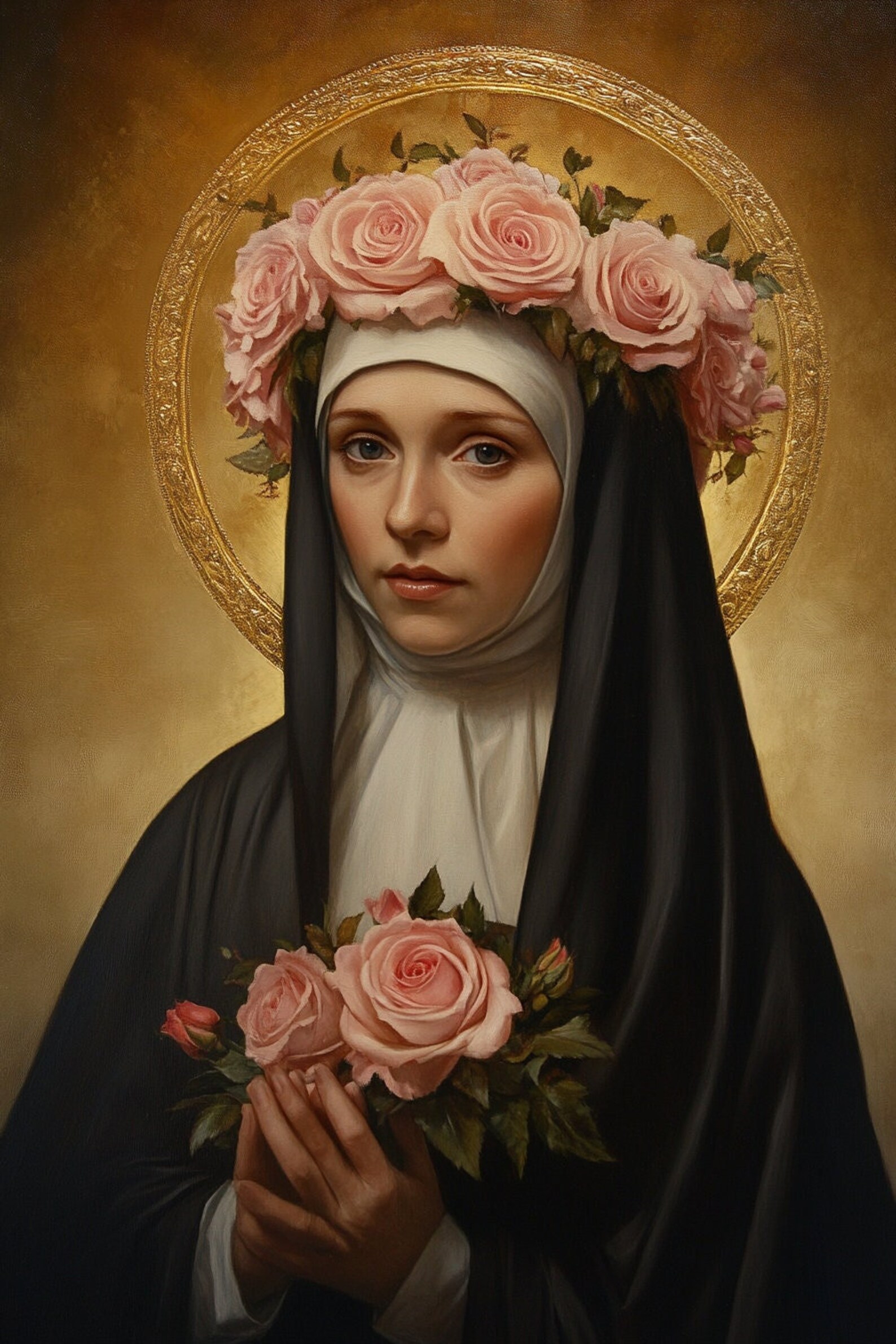 Saint Rose of Lima - Catholic Art | Digital Product Instant Download - Etsy