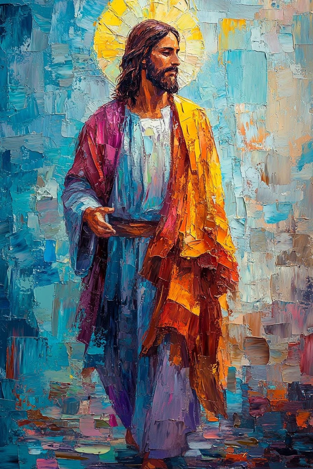 Jesus Christ Digital Painting | High Definition Instant Download ...