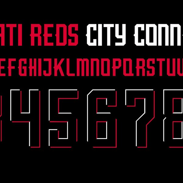 Cincinnati Font - Etsy