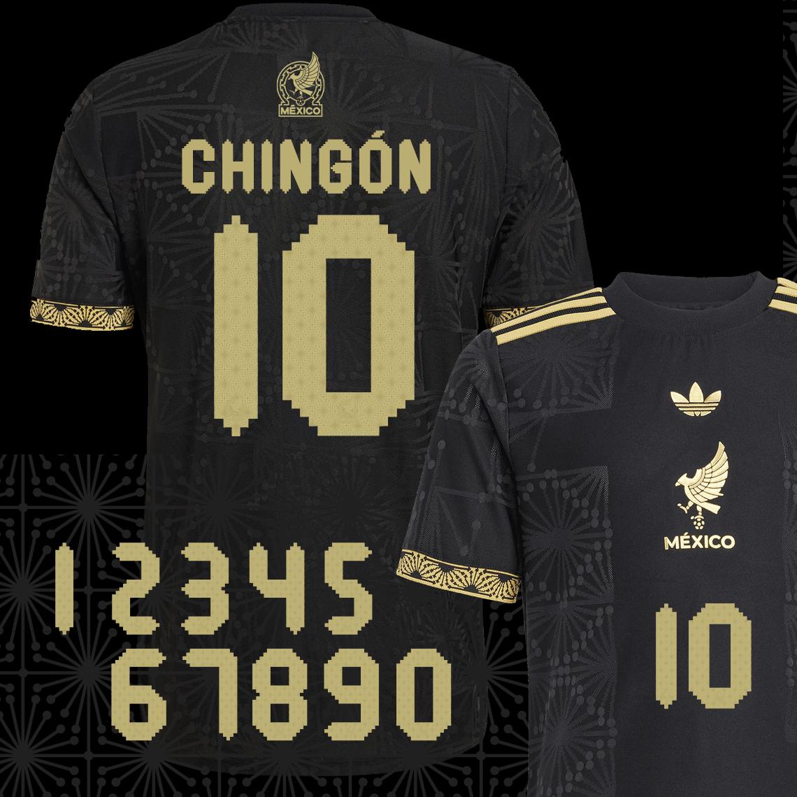 Mexico Gold Cup 2025 Font and Numbers Digital Download | Soccer Jersey ...