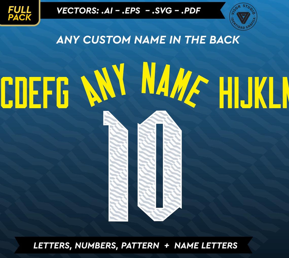PHILLY PHILADEPHIA City Connect Font Pack Jersey A-Z Letters & 0-9 ...