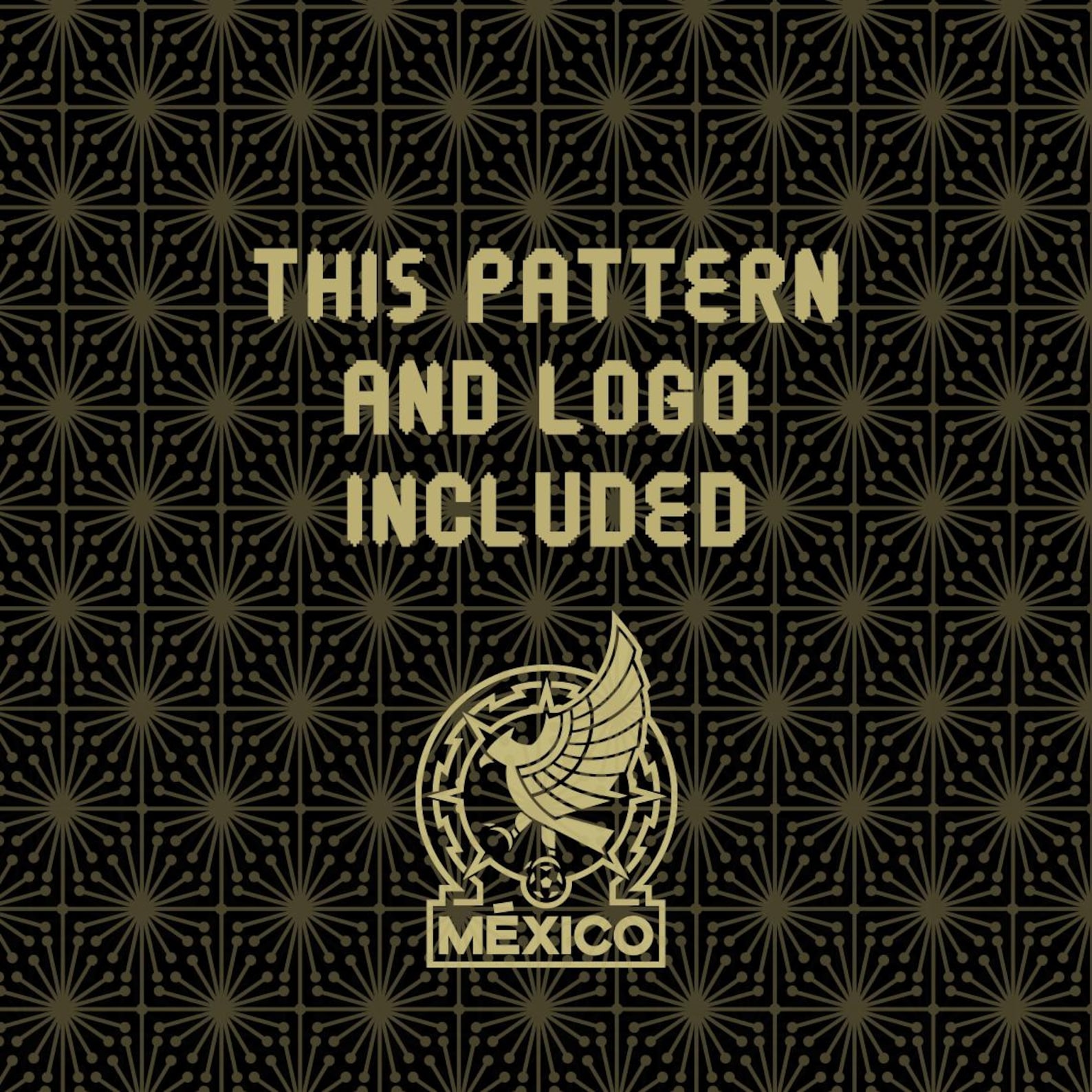 Mexico Gold Cup 2025 Font and Numbers Digital Download | Soccer Jersey ...