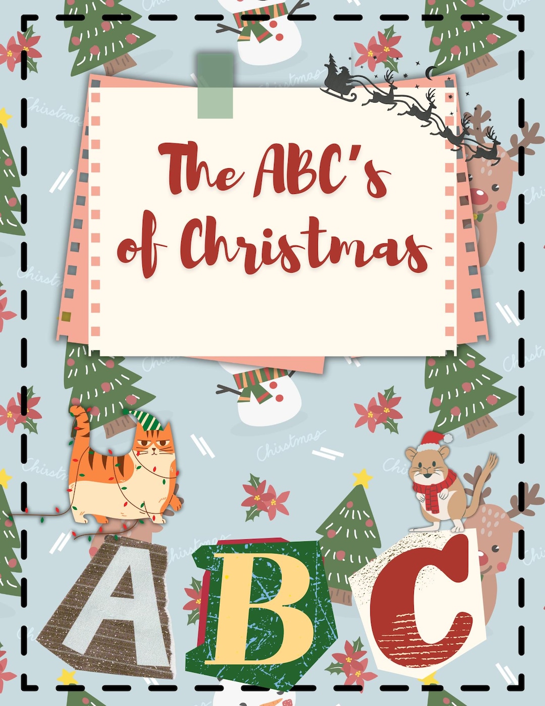 Festive ABC Coloring Book for Kids | Perfect Christmas Gift | Busy Book ...