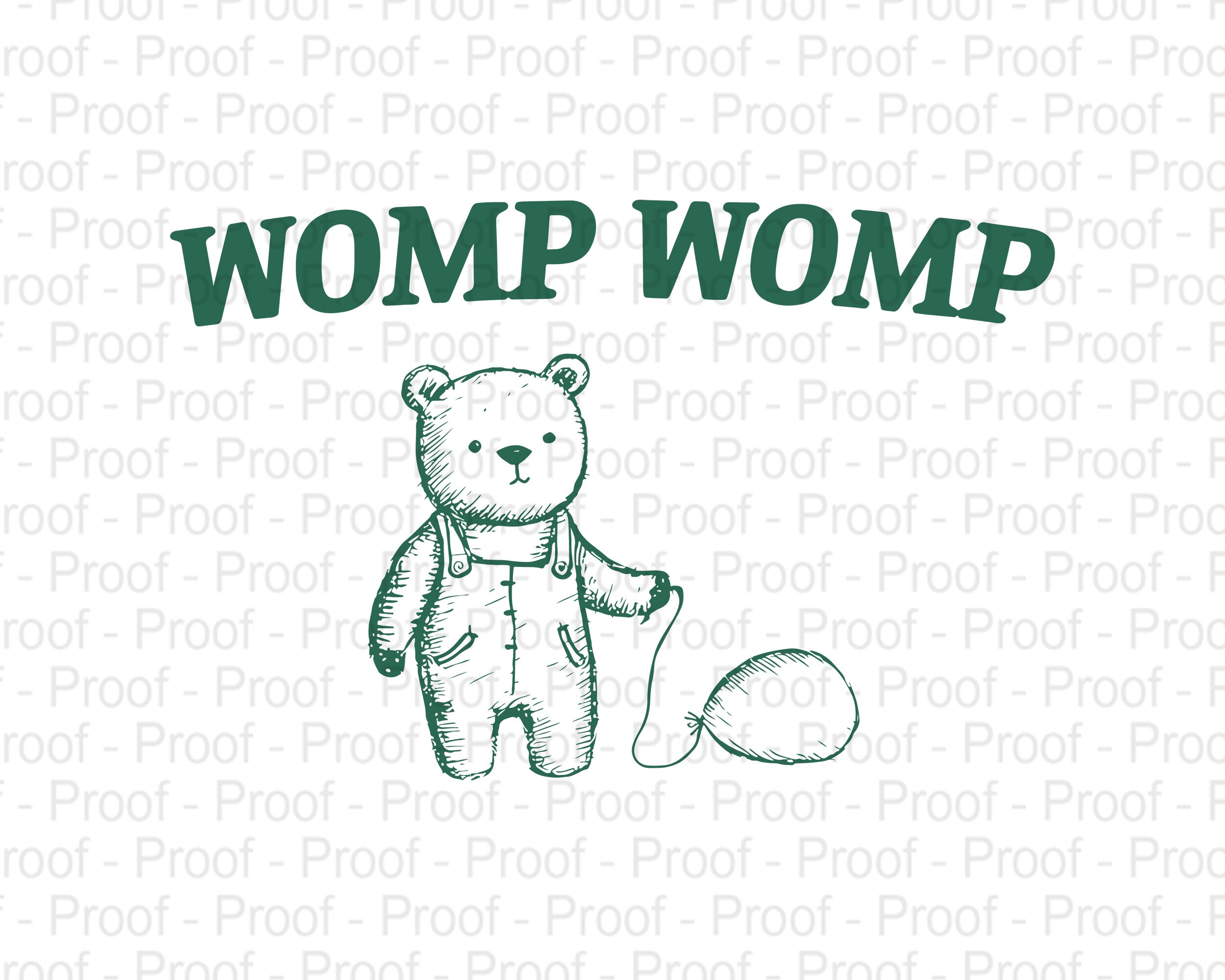 Womp Womp Png, Womp Womp Meme Png, Digital Files, Bear Womp Womp ...