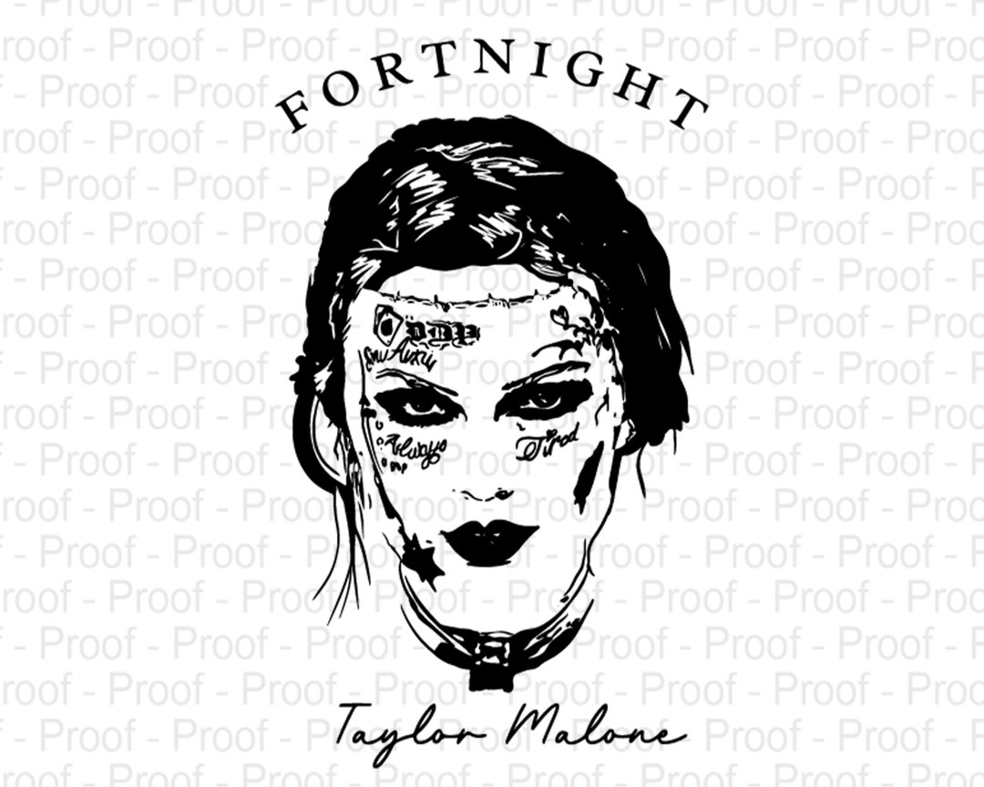 Fortnight, the Tortured Poets Department, PNG, Taylor Malone, Tatted ...