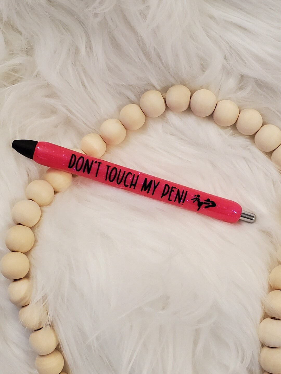 Gel Pen Don't Touch My Pen hot Pink - Etsy