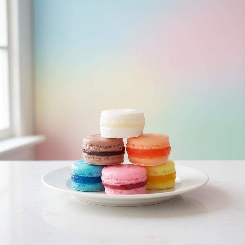 French Macaron Soap Set: Food Inspired Dessert Soap Favors - Etsy