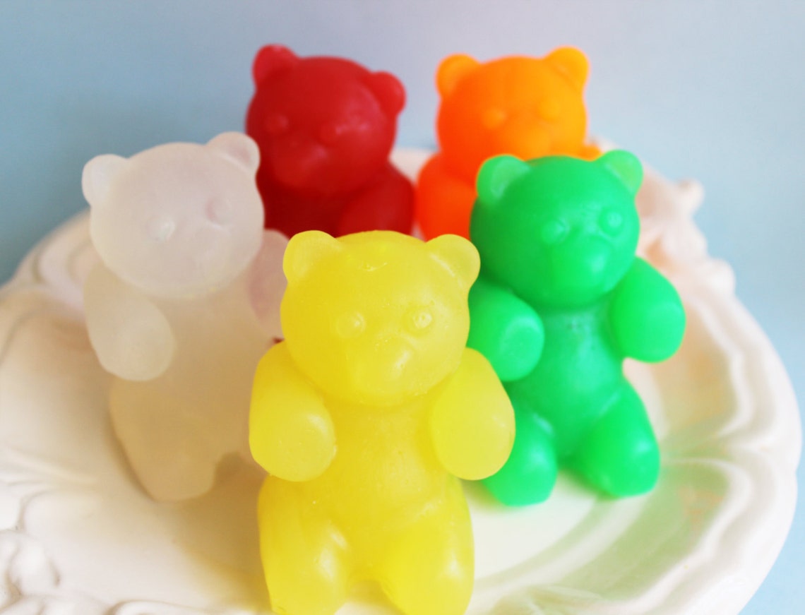 Bear Gummy Soap Gummi Bear Soap Candy Soap Food Soap Soap - Etsy