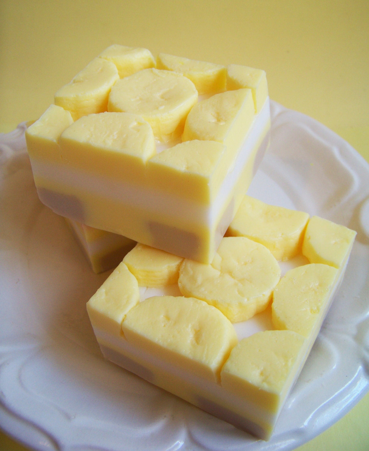 Banana Pudding Soap Bar Banana Soap Dessert Soap Fake Food - Etsy