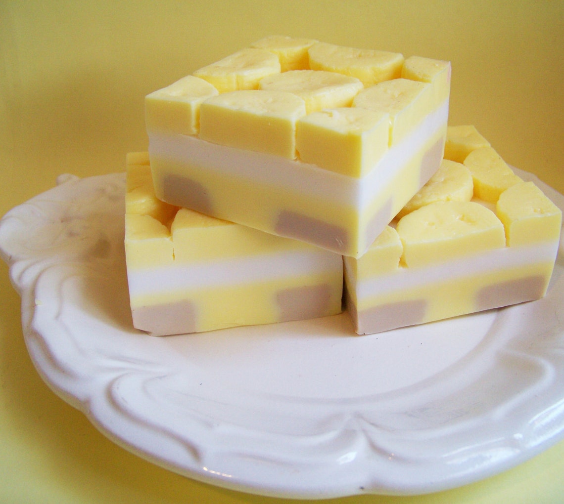 Banana Pudding Soap Bar Banana Soap Dessert Soap Fake Food - Etsy
