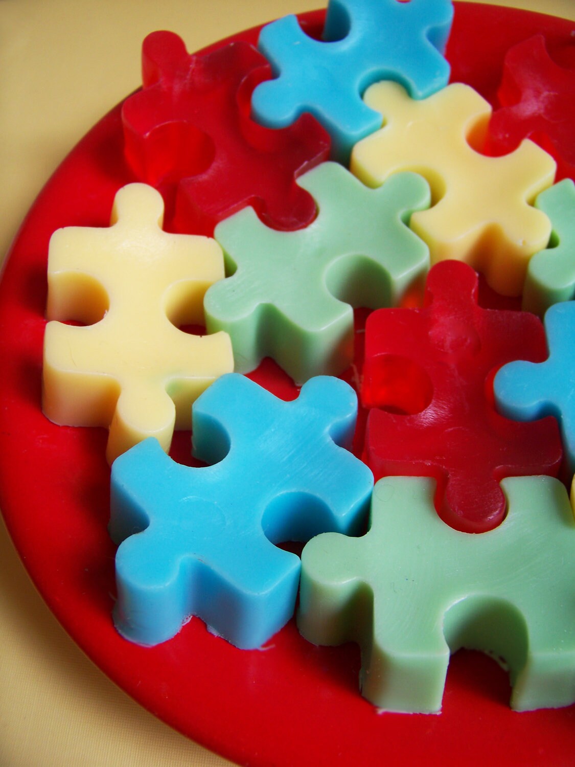 Jigsaw Puzzle Soap Set: Soap Favors, Kids Soap, Watermelon Soap ...