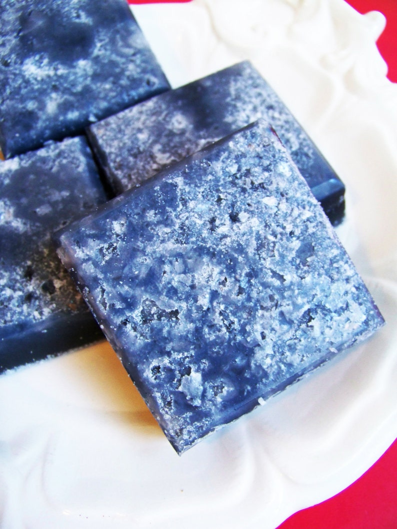 Salt Scrub Soap Bar Black Cherry Soap Scrub Solid Scrub - Etsy