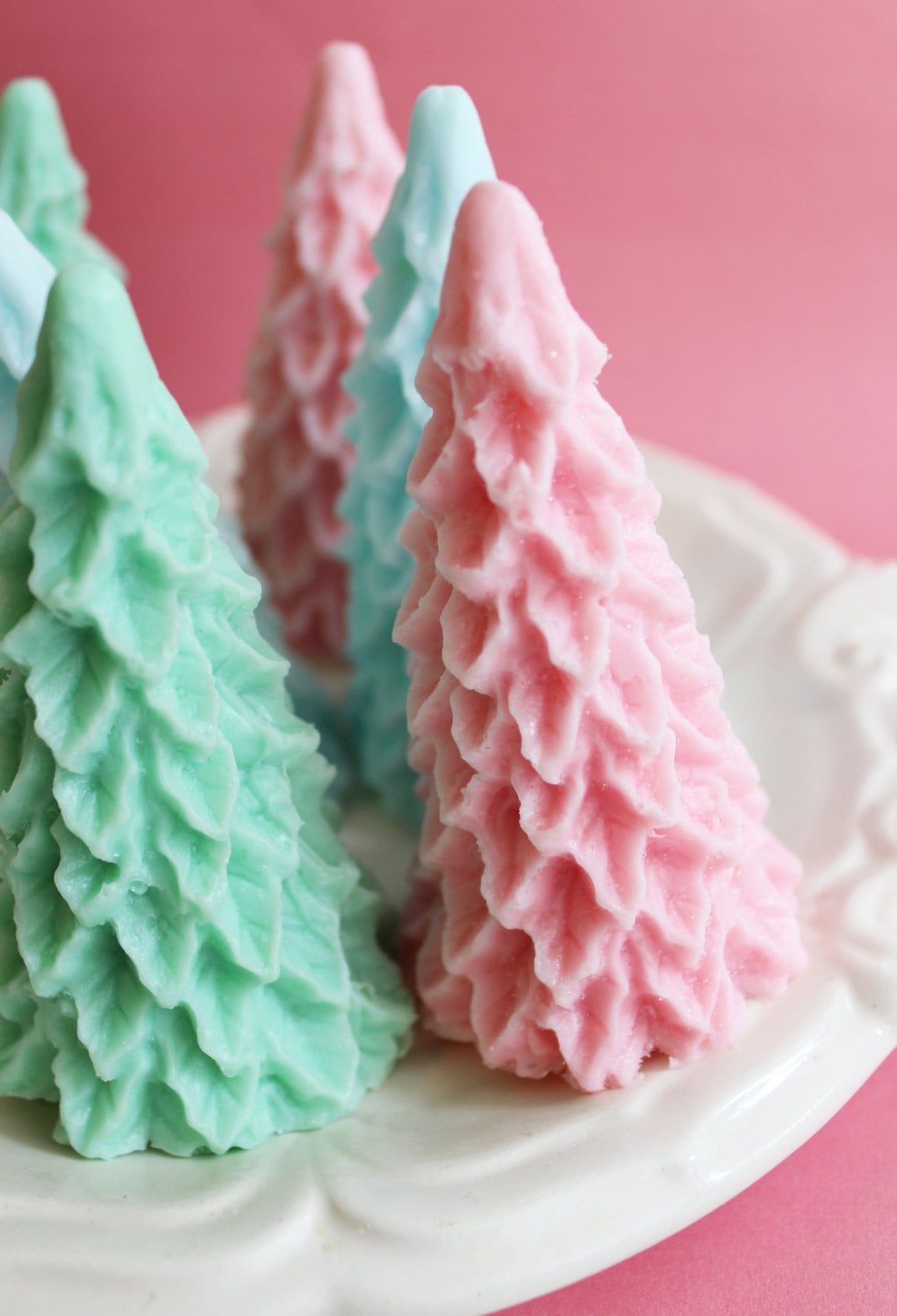 Christmas Tree Soap - Christmas Soap, Pastel Soap, Vintage, Holiday ...