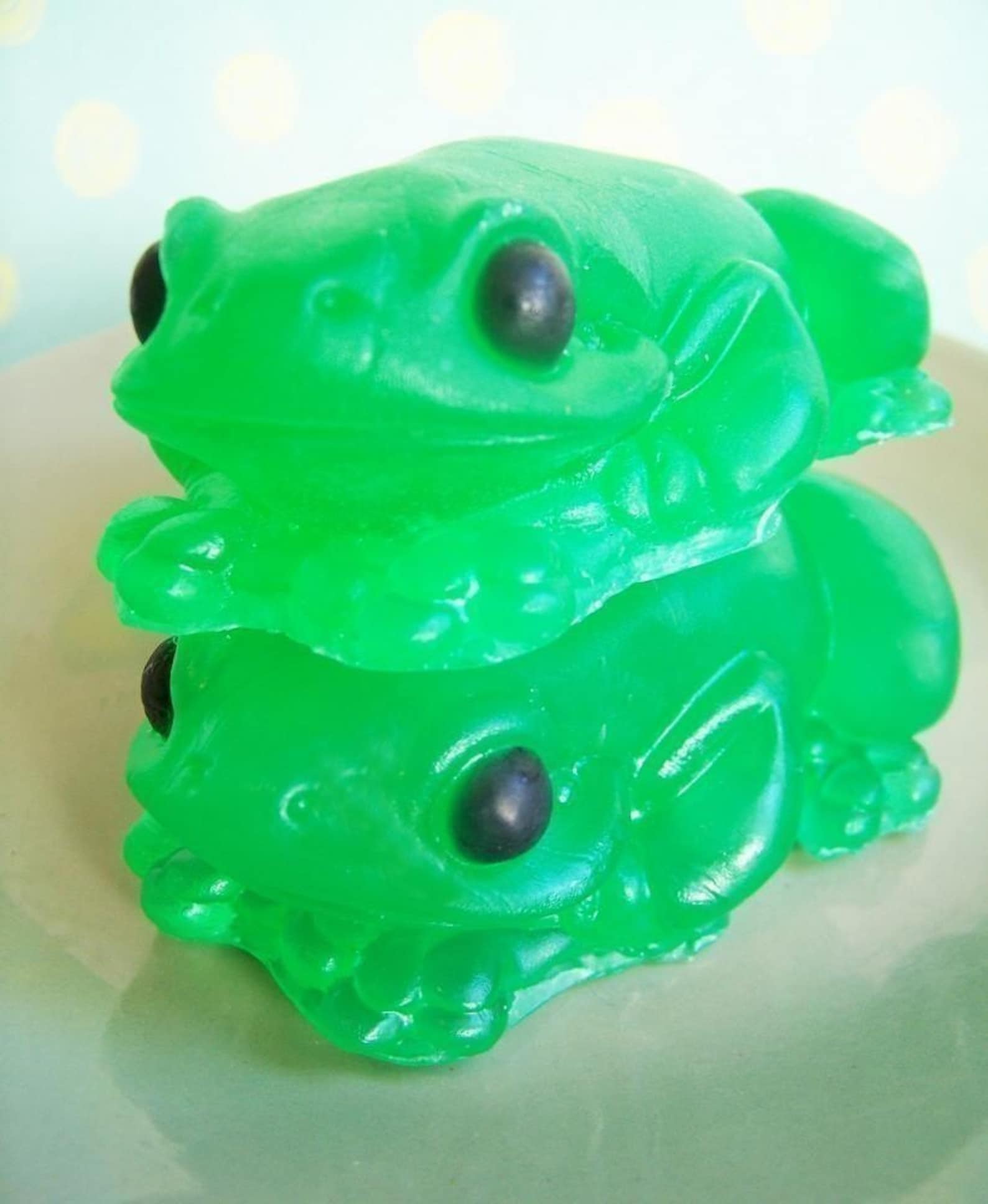Frog Soap Kids Soap Animal Soap Soap Favors Cucumber | Etsy