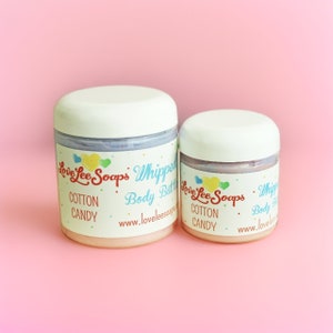 Whipped Body Butter Cotton Candy - Body Lotion, Body Frosting, Body ...
