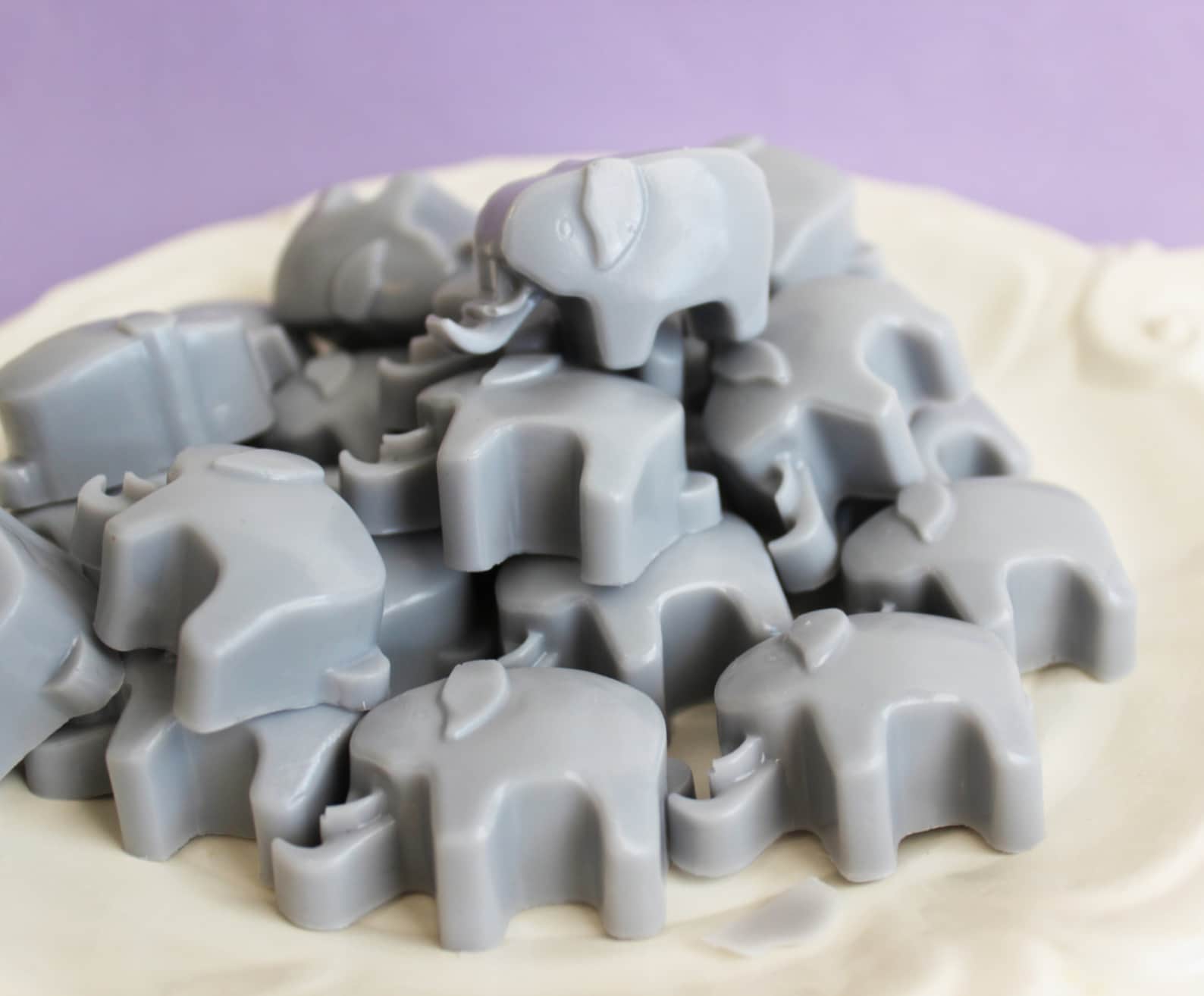 Elephant Soap Set Soap Favors, Baby Shower, Lavender Soap, Mini Soap ...
