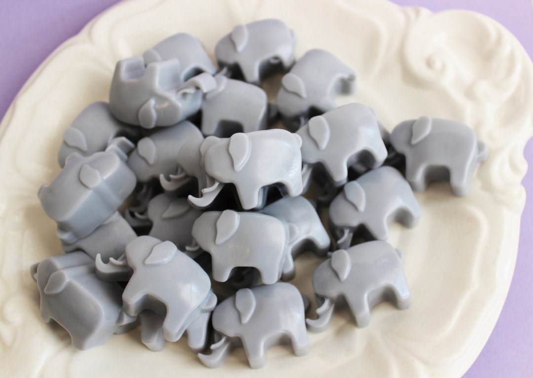 Elephant Soap Set - Soap Favors, Baby Shower, Lavender Soap, Mini Soap ...