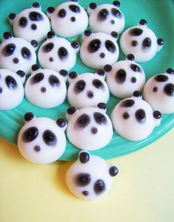 Panda Bear Soap Set Panda Soap Bear Soap Lime Soap Animal - Etsy