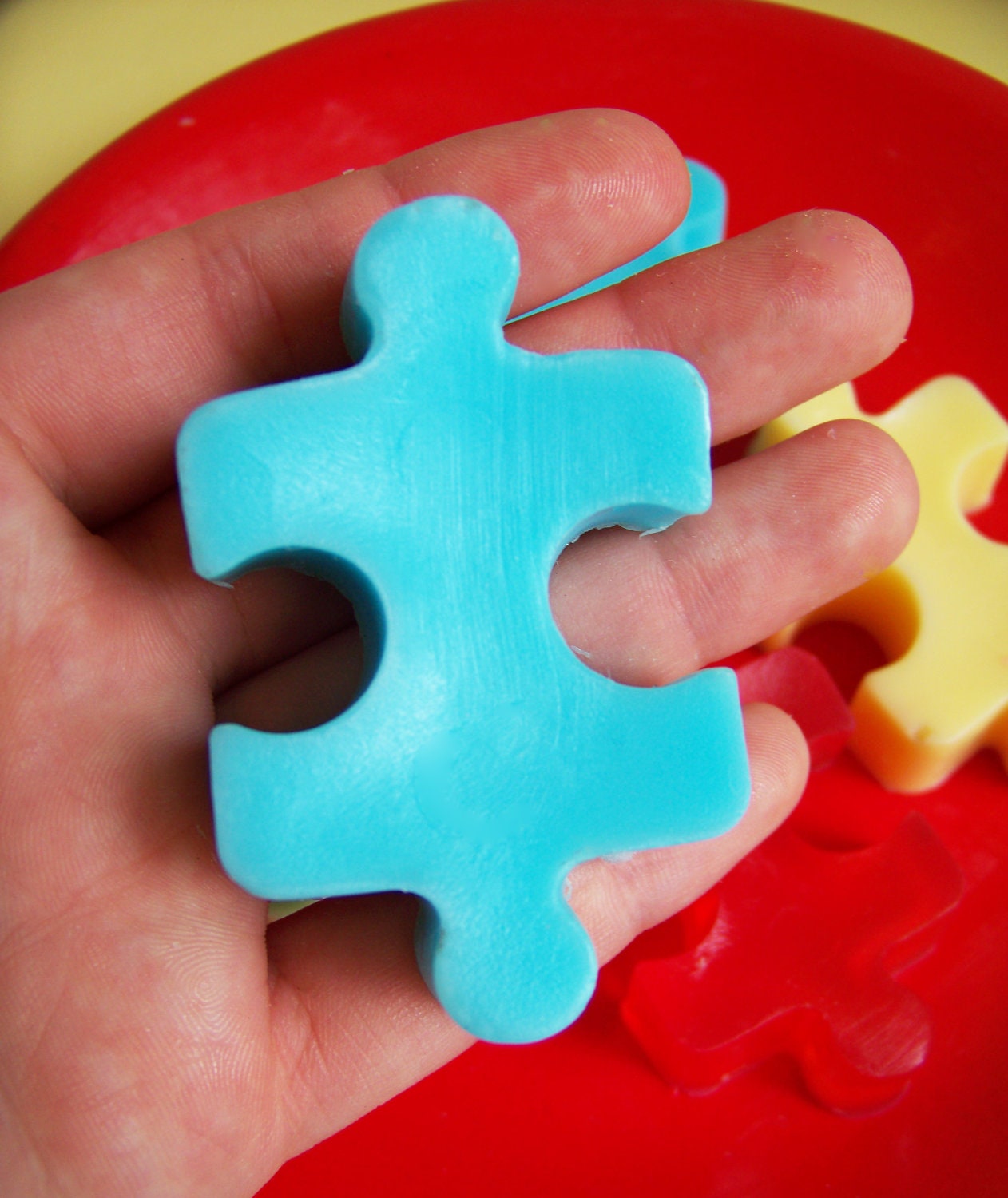 Jigsaw Puzzle Soap Set: Soap Favors, Kids Soap, Watermelon Soap ...