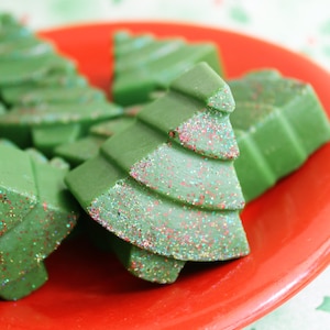 Christmas Tree Soap Mini Set - Pine Tree Soap, Holiday Present ...