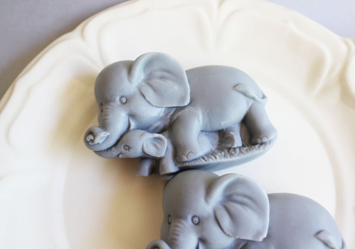Elephant Soap Soap Favors Baby Shower Lavender Soap - Etsy