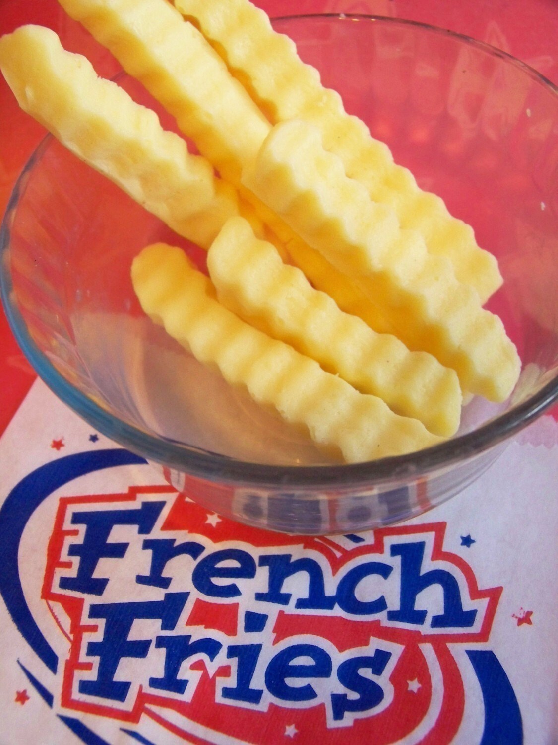 French Fry Soap Set: Lemon Scented Novelty Soap Fries, Gag Gift - Etsy