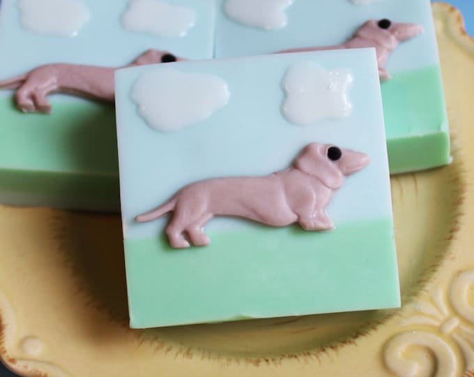 Dachshund Dog Soap Bar - Dog Soap, Puppy Soap, Dog Lovers Gift, Kids ...