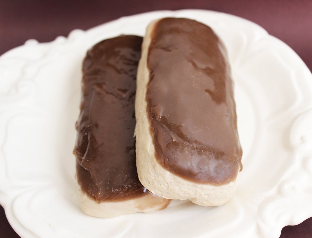 Donut Soap Long John - Eclair Soap, Doughnut Soap, Kids Bath, Dessert ...