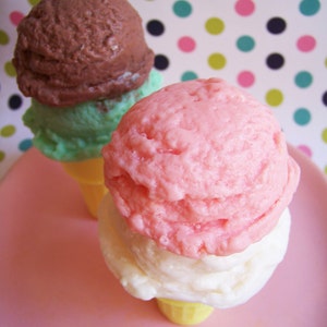 Ice Cream Soap Double Scoop - Food Soap, Dessert Soap, Soap Favors ...